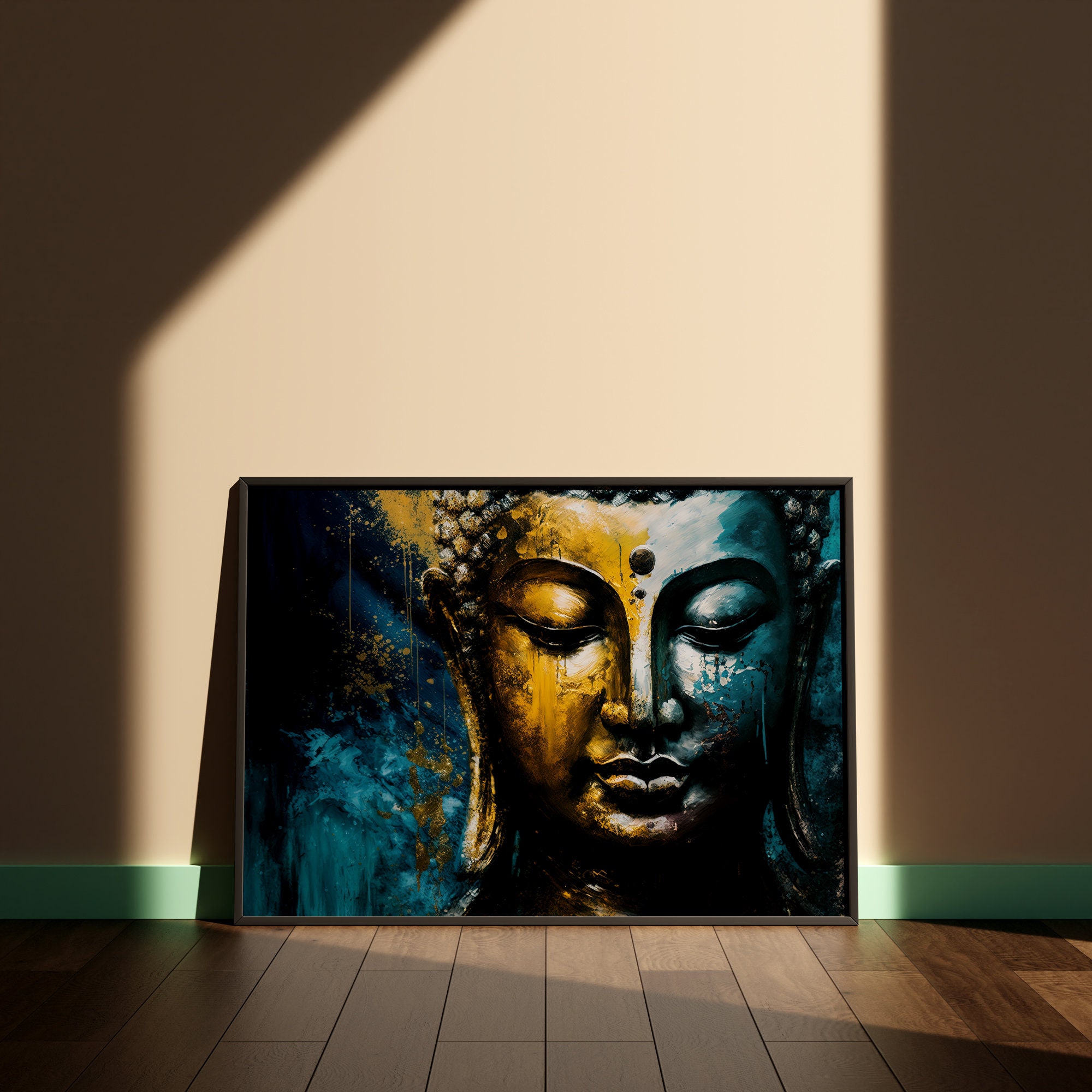 Buddha Wall Art Buddha Print Poster Buddhism Art Asian Wall Art Buddha ...