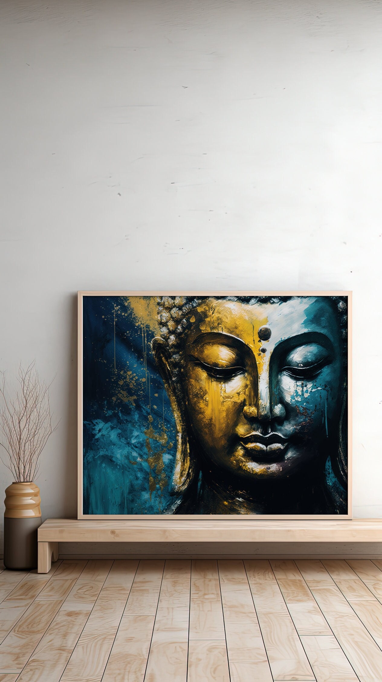 Buddha Wall Art Buddha Print Poster Buddhism Art Asian Wall Art Buddha ...