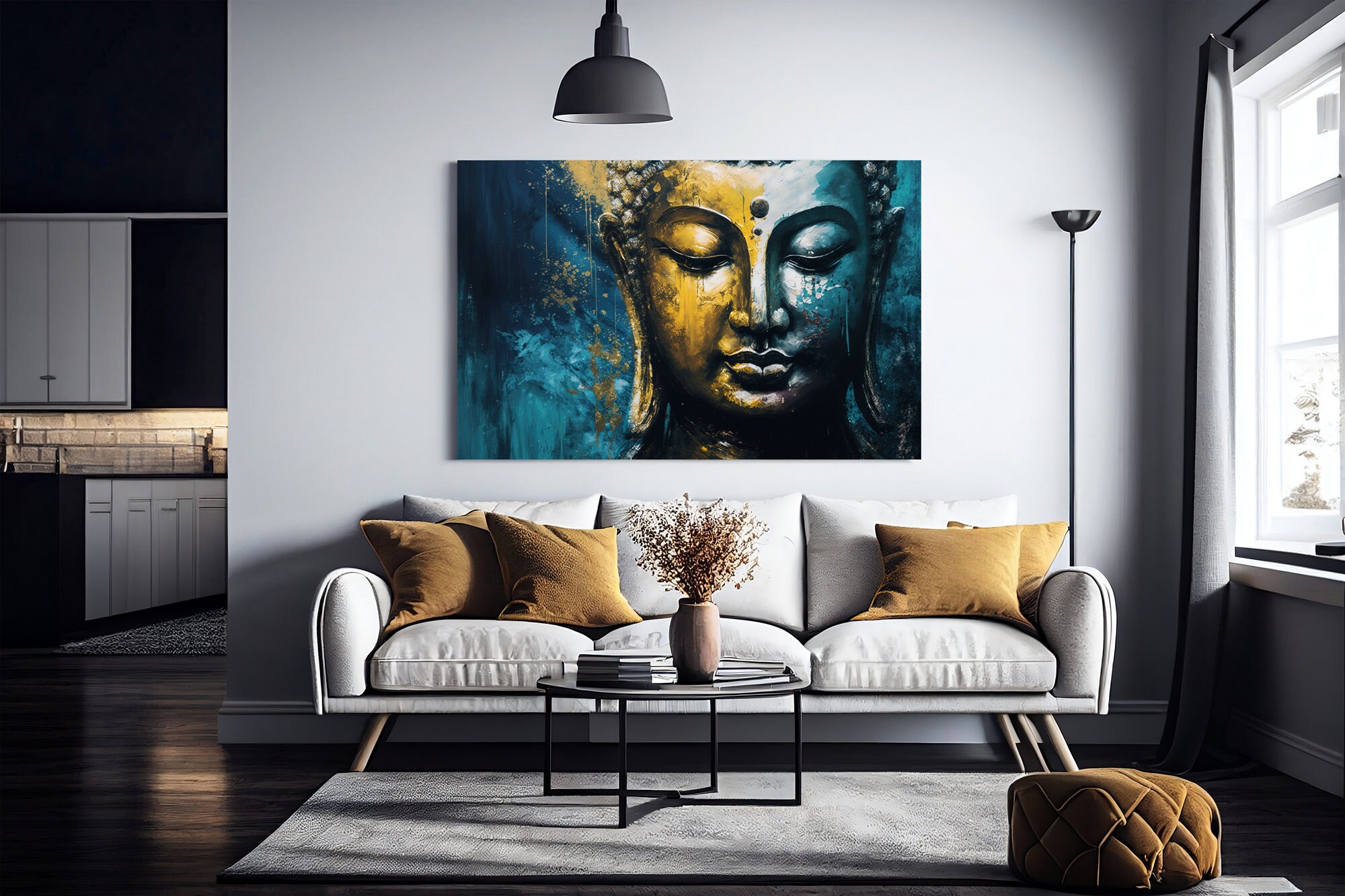 Buddha Wall Art Buddha Print Poster Buddhism Art Asian Wall Art Buddha ...