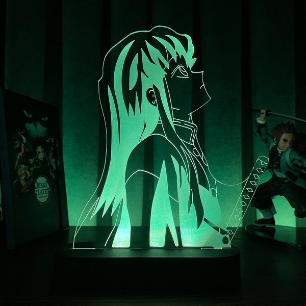 Demon Slayer Lamp - Etsy