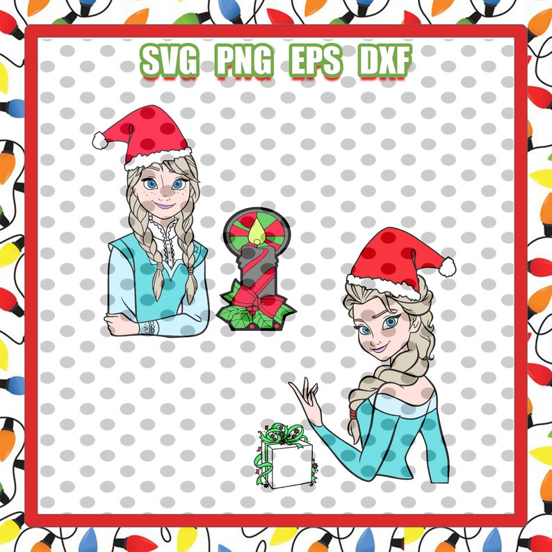 Christmas Elsa Digital Images for Printing T-shirts Posters - Etsy