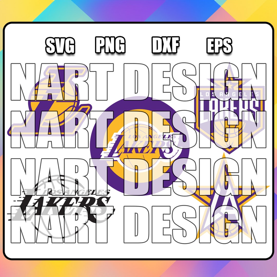 Los Angeles Lakerss Svg Cut File Basketball Svg Basketball - Etsy
