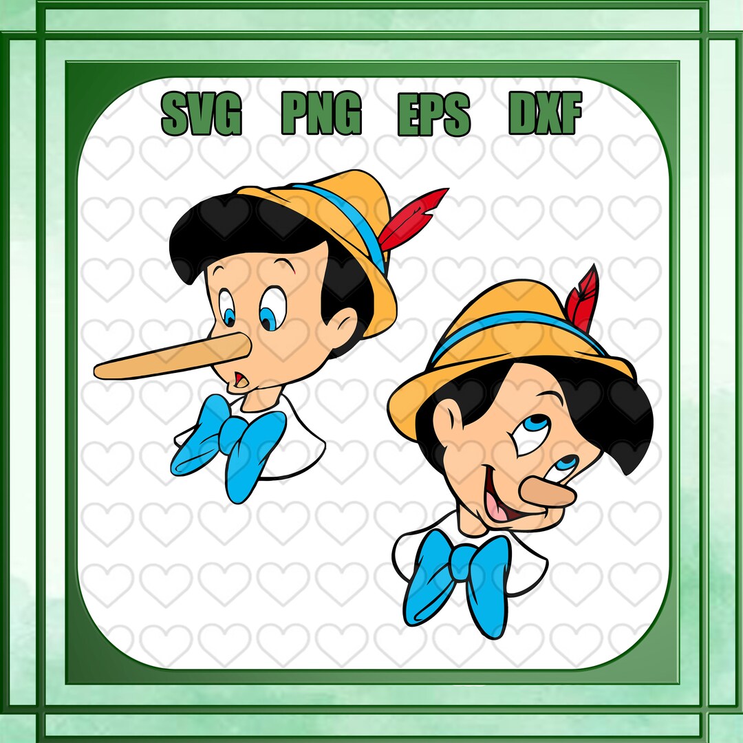 2pcs LAYERED Pinocchio SVG Bundle - Etsy