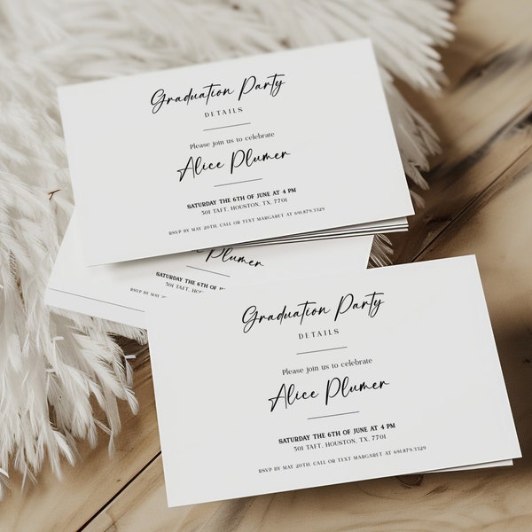 Invite Insert - Etsy