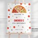 Editable Pizza Party Welcome Sign Template Pizza 1st Birthday Welcome ...