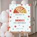 Editable Pizza Party Welcome Sign Template Pizza 1st Birthday Welcome ...