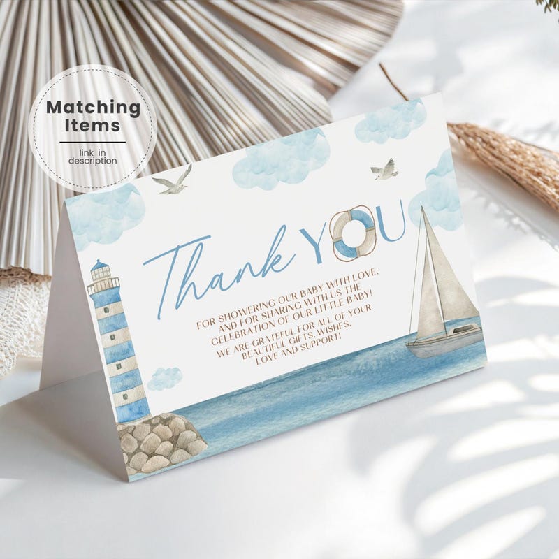 Nautical Thank You - Etsy