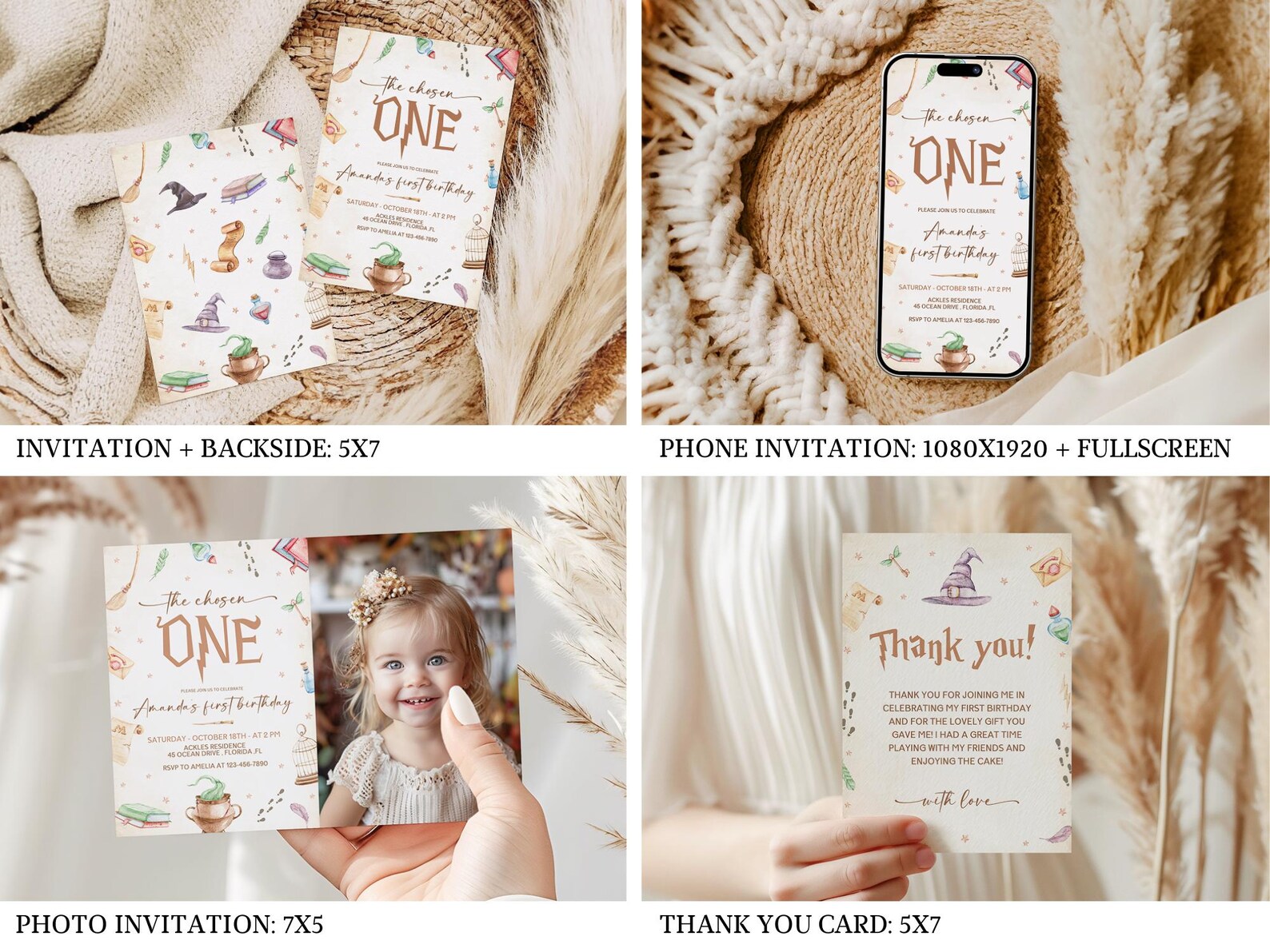 The Chosen One Birthday Party Bundle, Mystical 1st Birthday Bundle ...