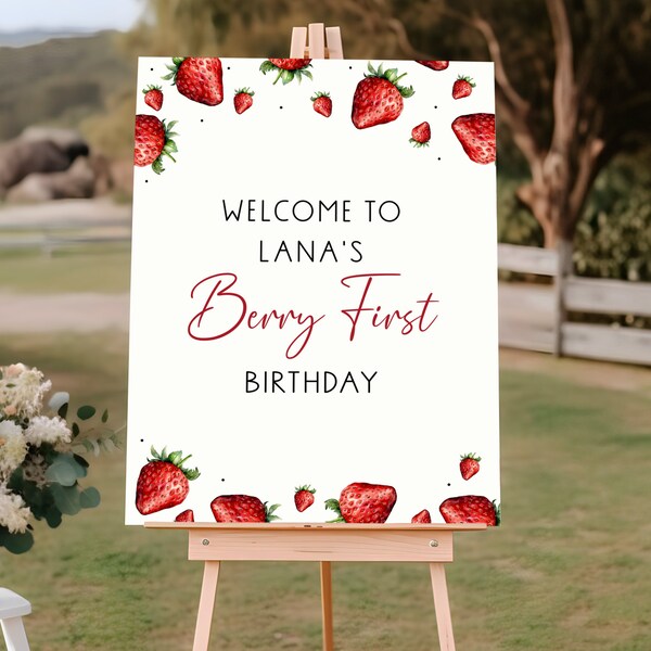 Strawberry Signs - Etsy