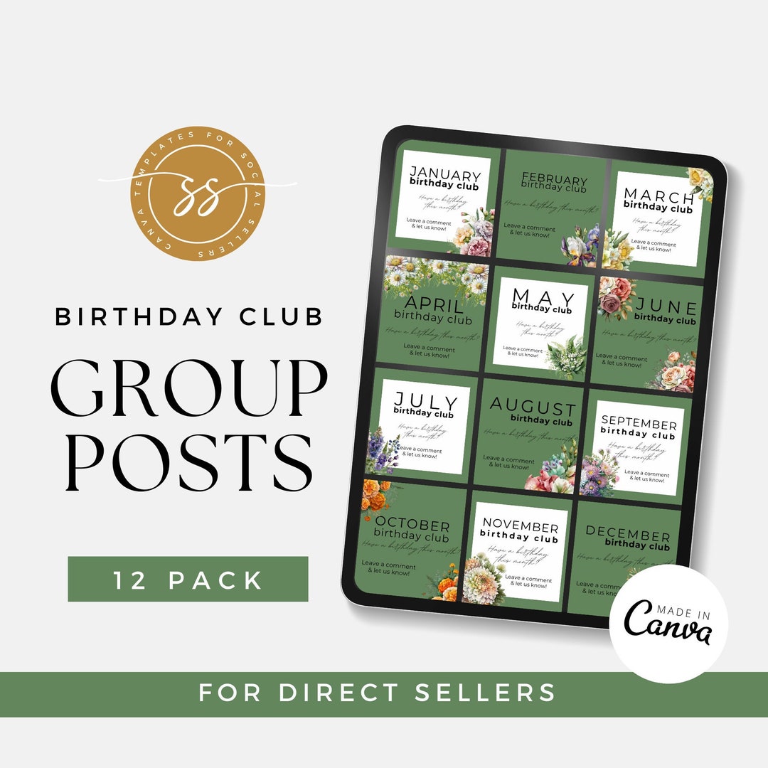 Social Media Posts - Canva Templates, Facebook Group Posts, Direct ...
