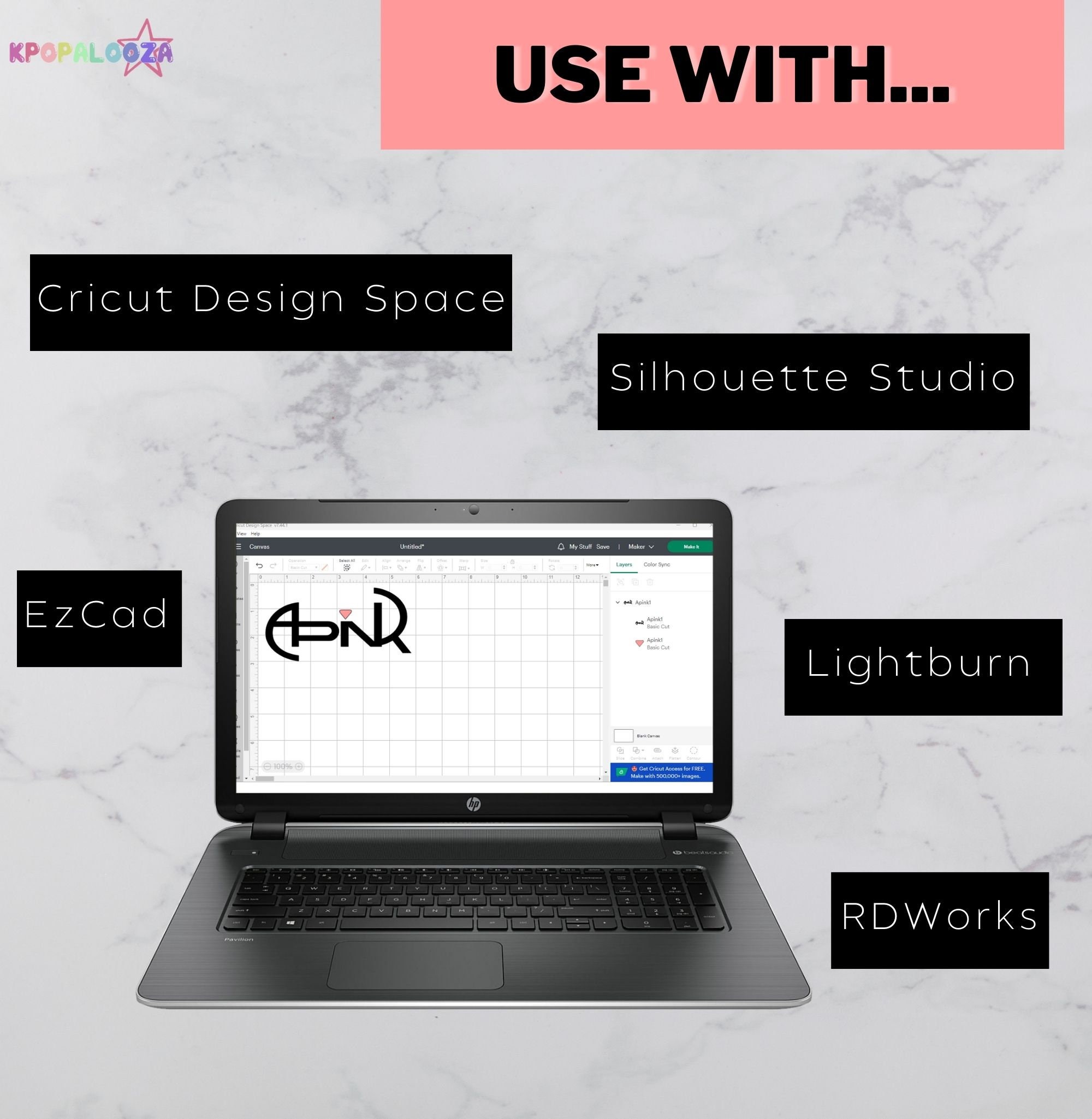 KPOP Apink Logo Digital Svg Png File Plus Freebie - Etsy