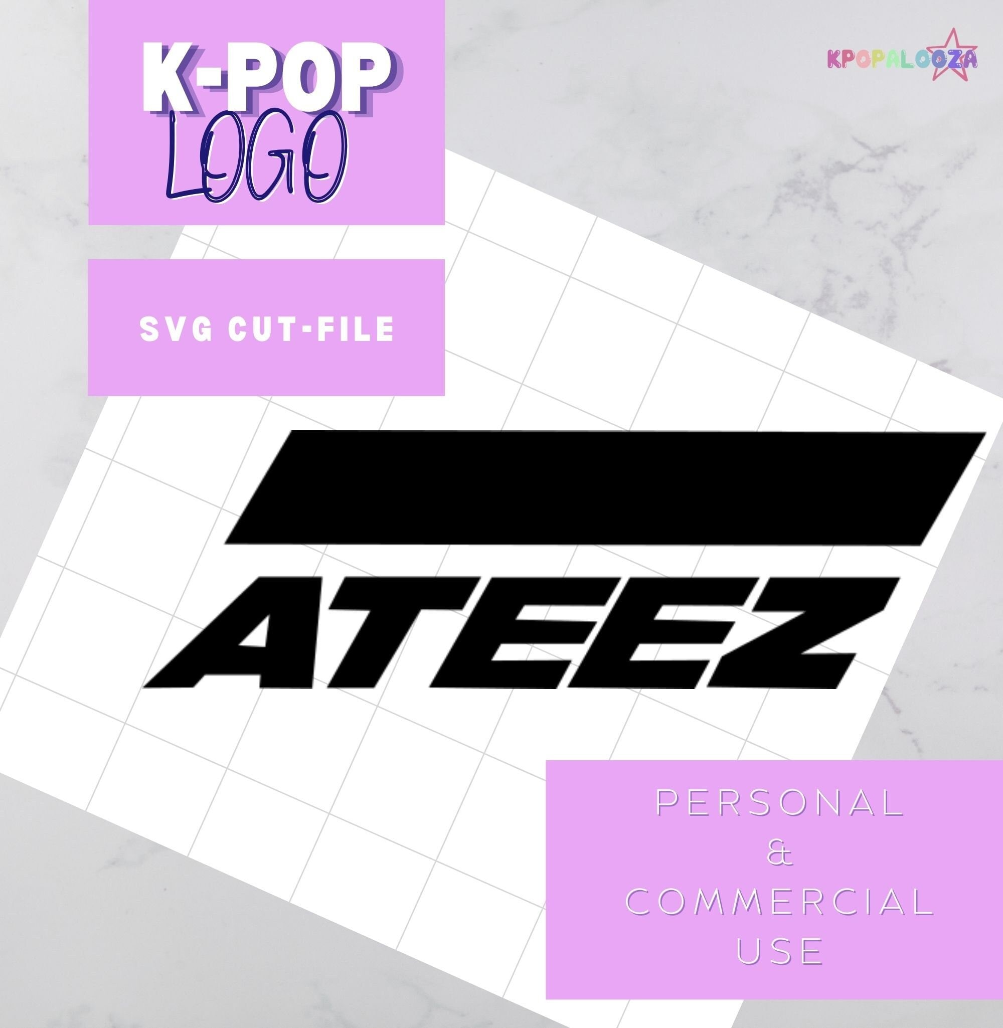 KPOP ATEEZ Logo Digital Svg Png File Plus Freebie - Etsy