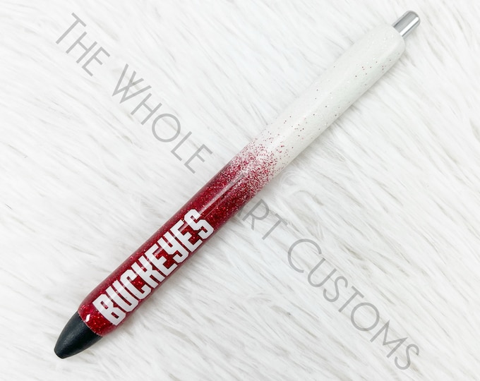 Custom Glitter Sports Team Gel Pen: Personalized Refillable Ink Joy - Etsy