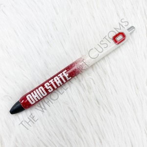 Sports Team Pen | Glitter Pen | Refillable Gel Pen | Personalize - Etsy
