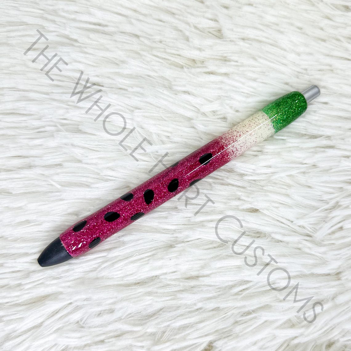 Watermelon Pen | Glitter Pen | Refillable Gel Pen | Personalize ...