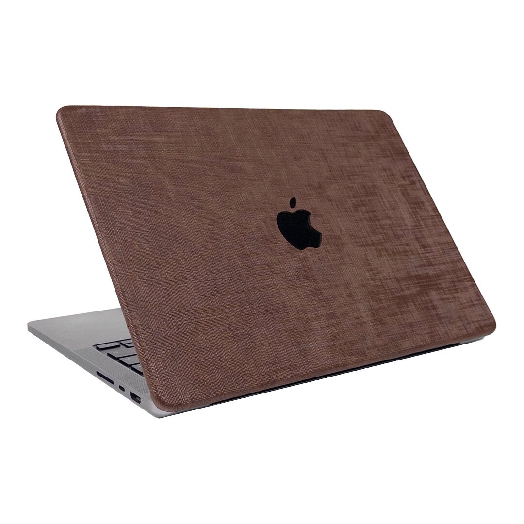 Brindle Brown Leather MacBook Pro M3 13'' Protective Handmade MacBook ...