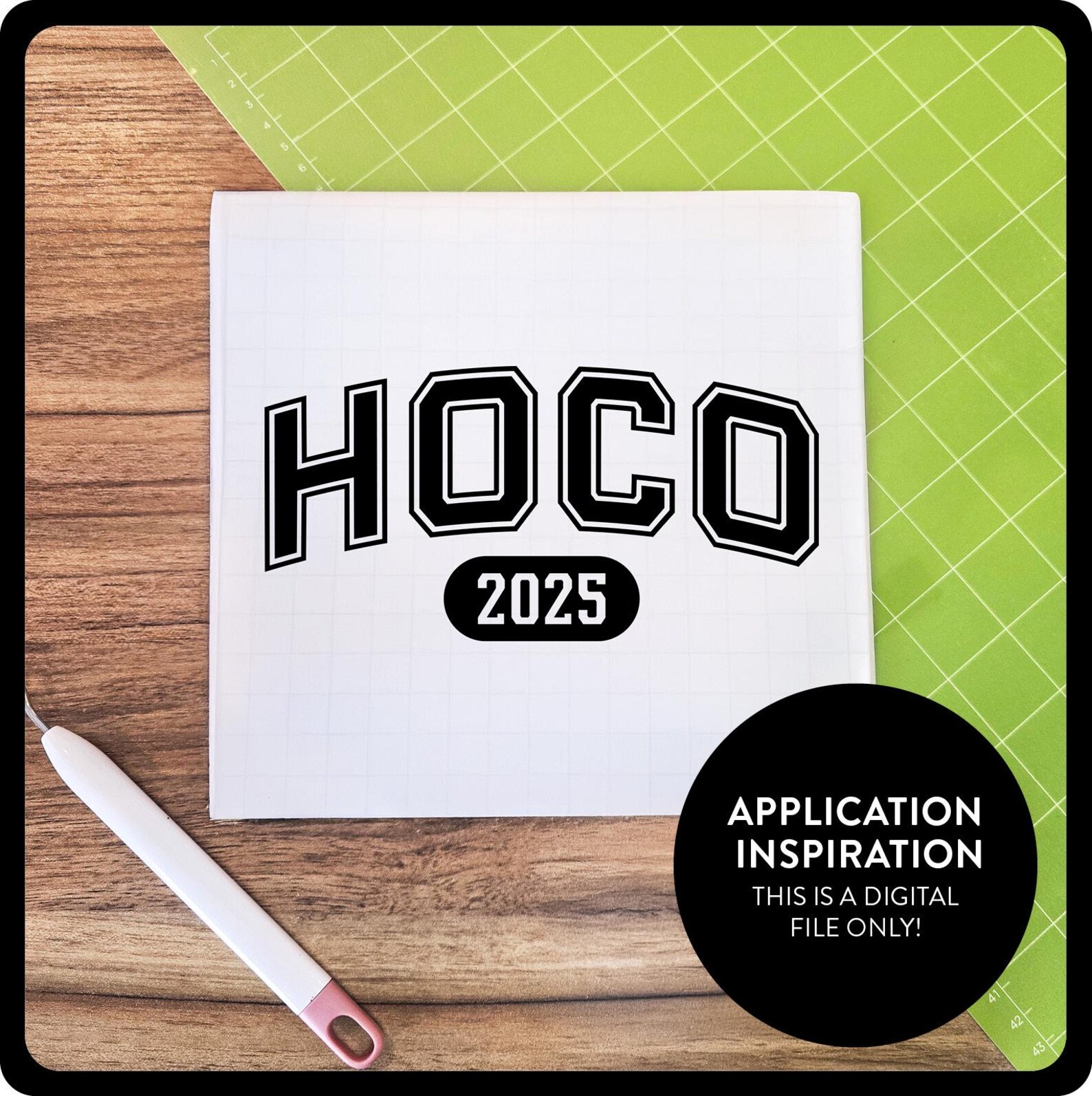 Homecoming 2025 SVG: HOCO Decal, Sign, Stencil (digital Download) - Etsy