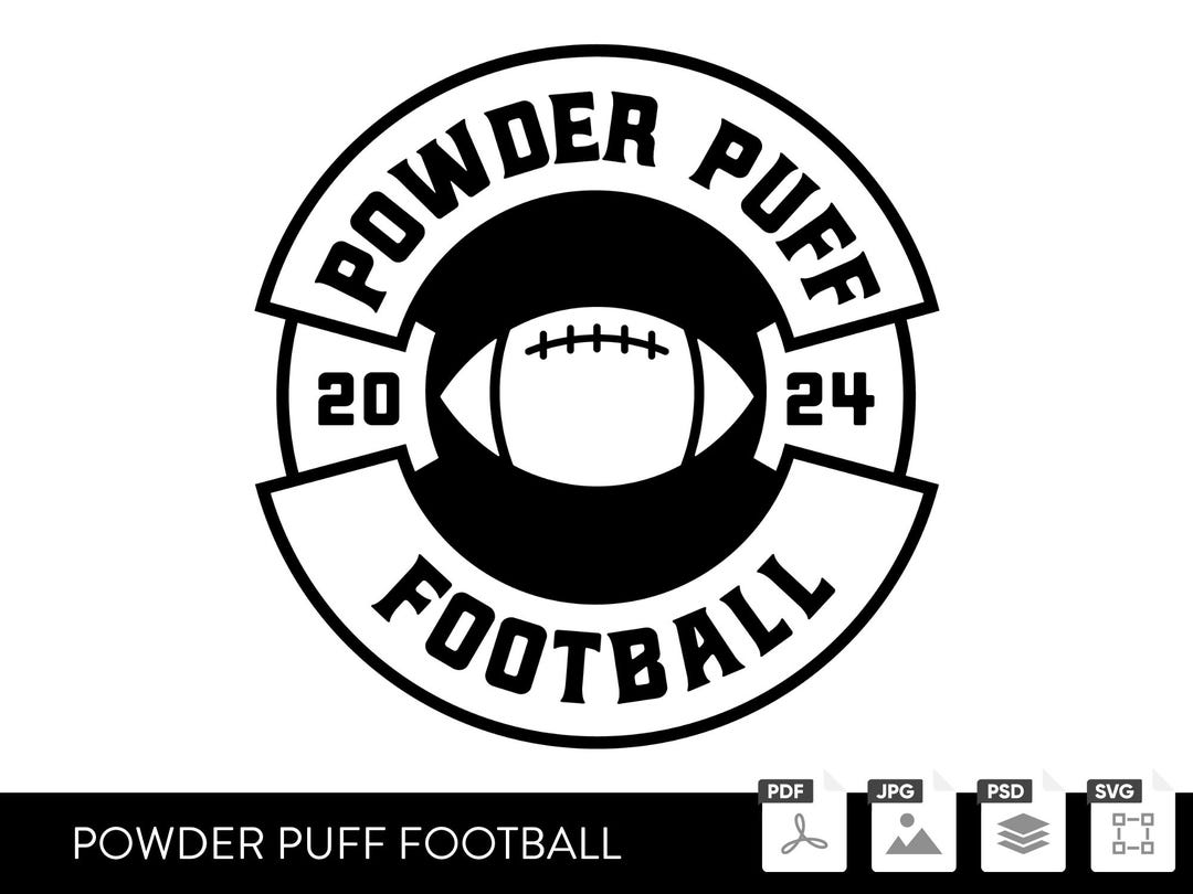 Powder Puff Football 2024 SVG DIY Powder Puff Football Shirt Cricut Cut ...