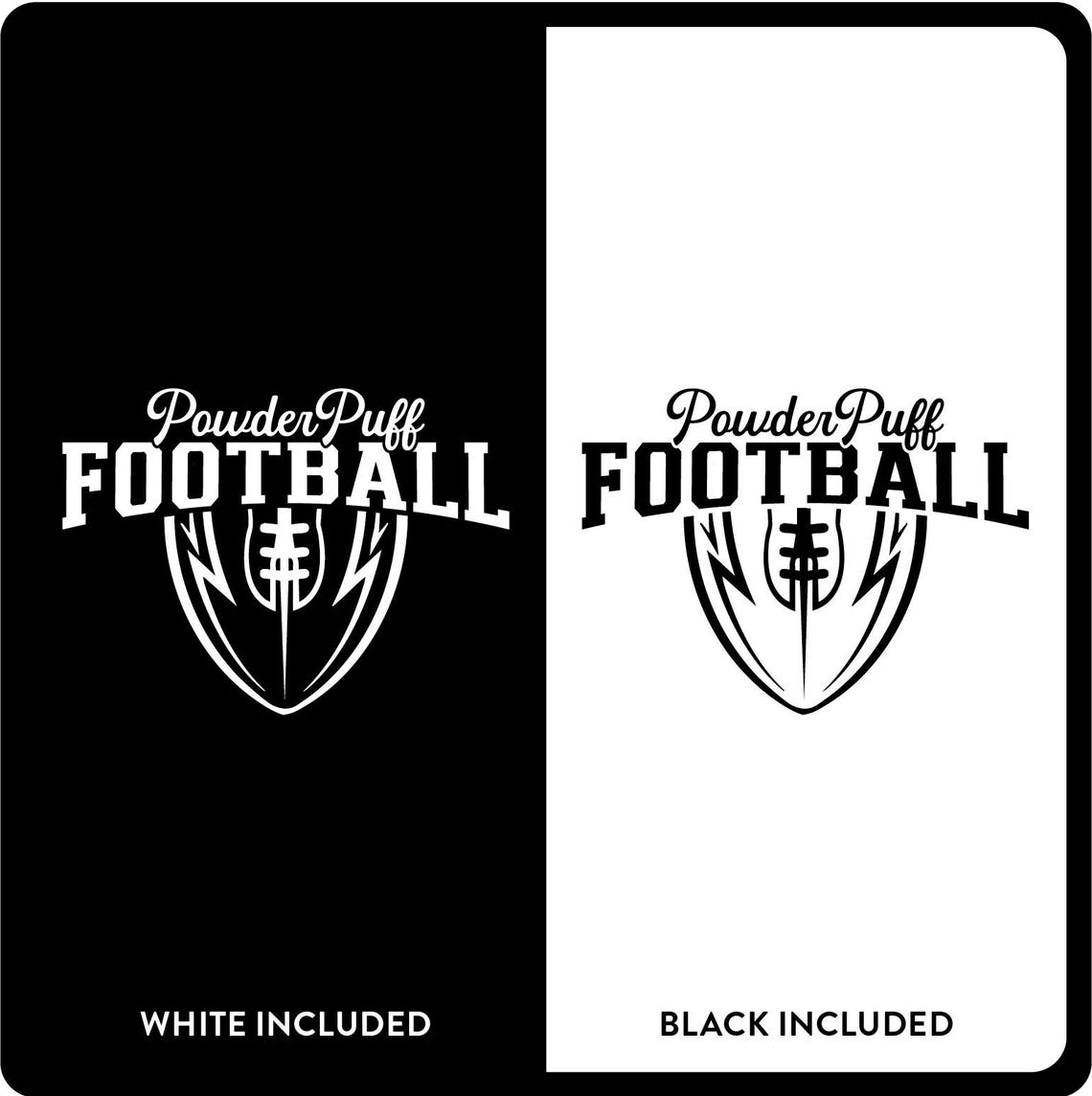 Powder Puff Football SVG DIY Powder Puff Football Shirt Cricut Cut File ...