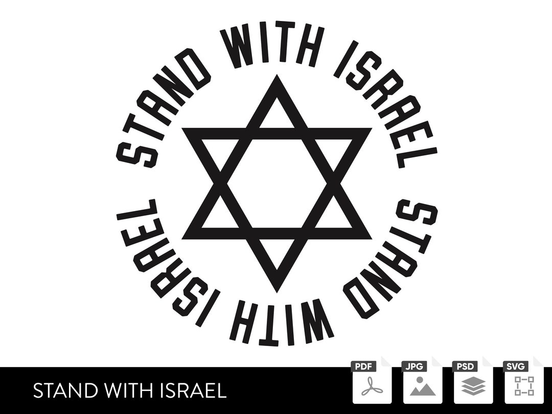 Stand With Israel SVG - Etsy