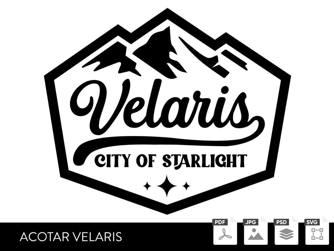 Velaris City of Starlight ACOTAR Svg Bookmark Svg Decal ACOTAR Shirt ...