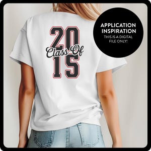 Class of 2015 SVG Cricut Cut File for Class Reunion of 2015 DIY Vinyl ...