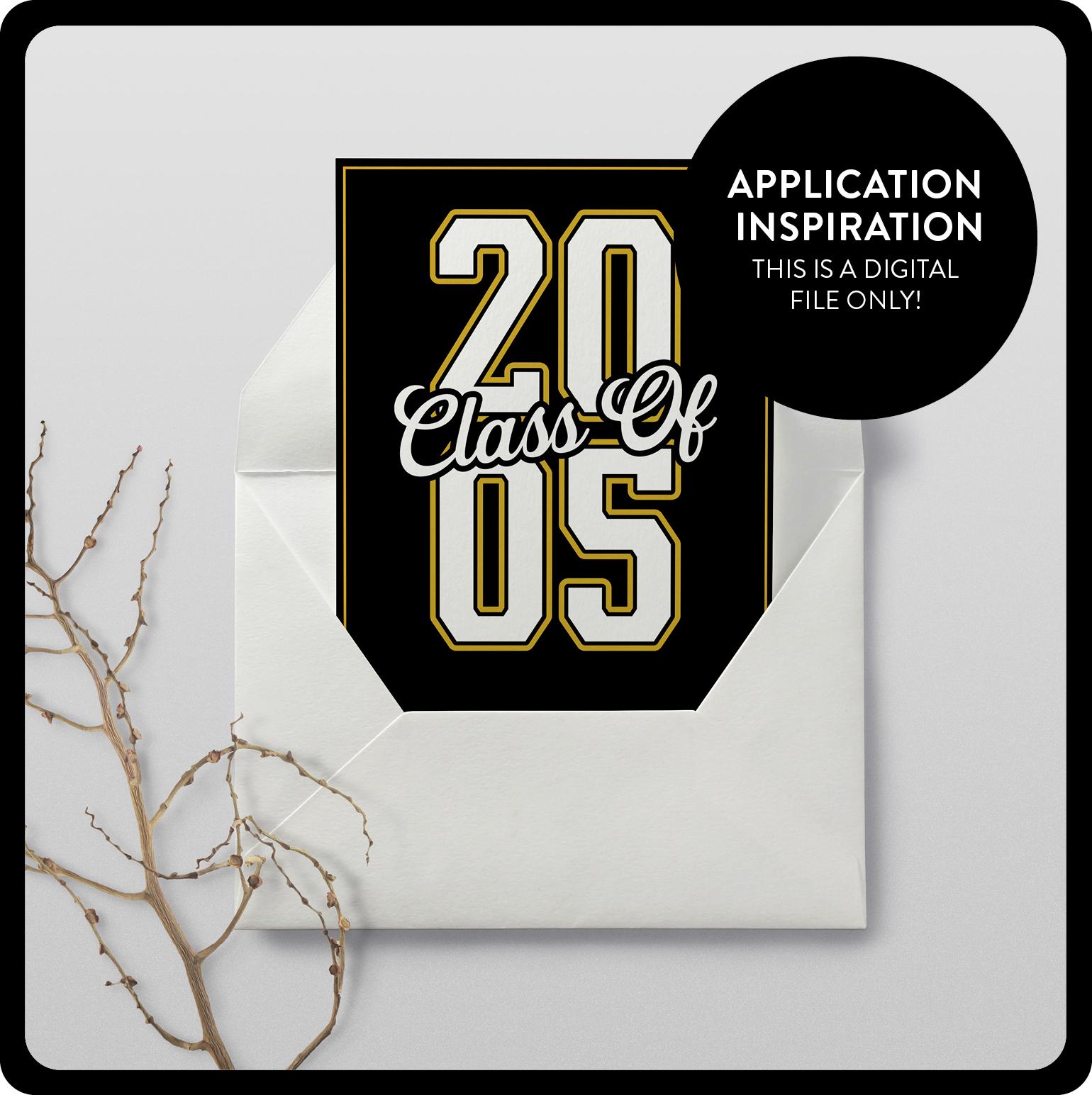 Class of 2005 Reunion SVG: Cricut Cut File (digital Download) - Etsy