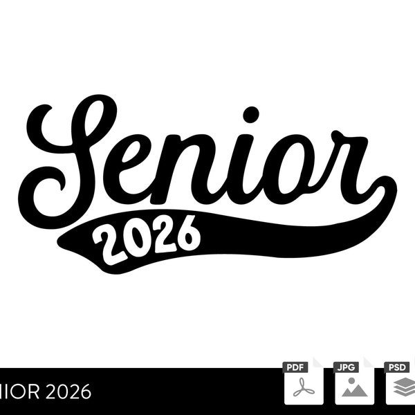 Senior 2026 SVG - Etsy