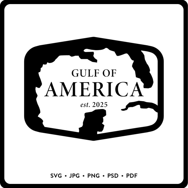 Gulf of America Svg - Etsy