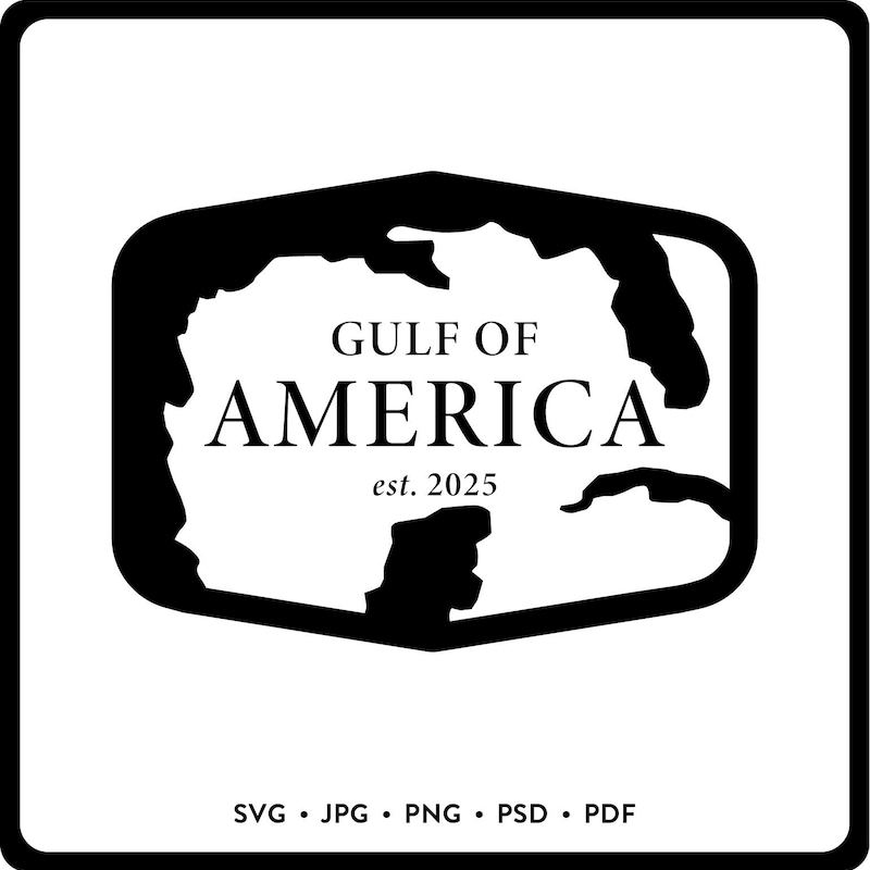 Gulf of America Svg - Etsy