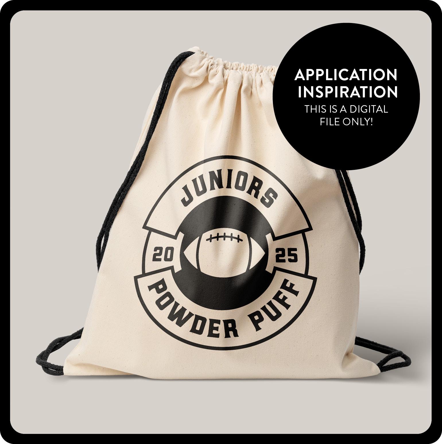 Juniors Powder Puff Football 2025 SVG DIY Powder Puff Football Shirt ...