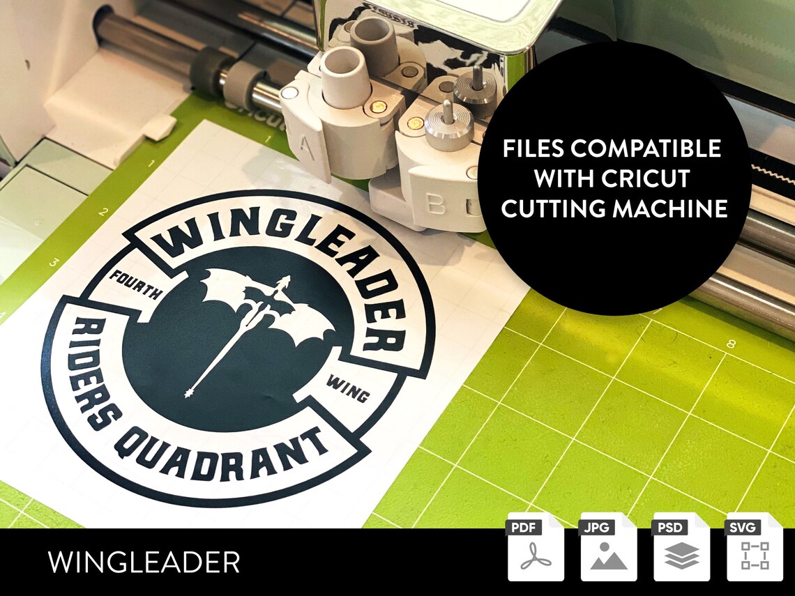 Fourth Wing Riders Quadrant Wingleader SVG Fourth Wing Birthday Party ...