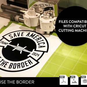 Save America Close the Border Trump 2024 SVG Make America Great Again ...