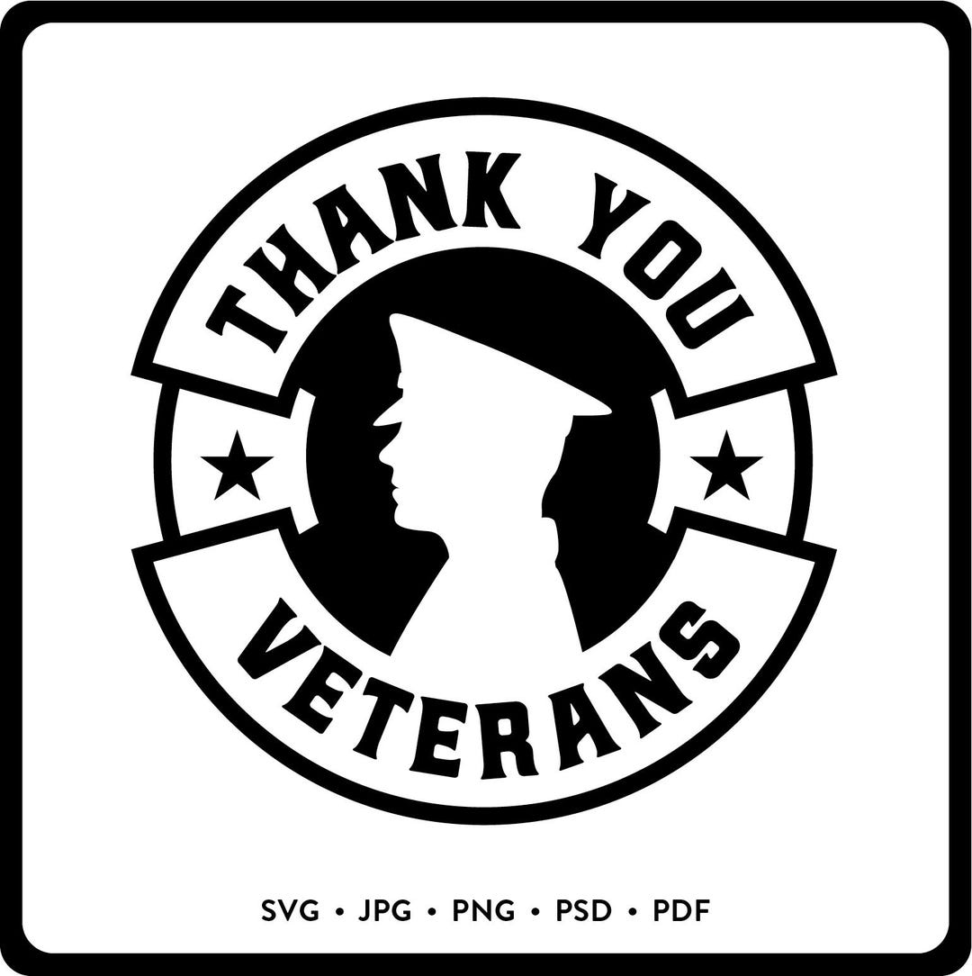 Thank You Veterans SVG Veterans Day Svg Memorial Day PNG Honor Veteran ...