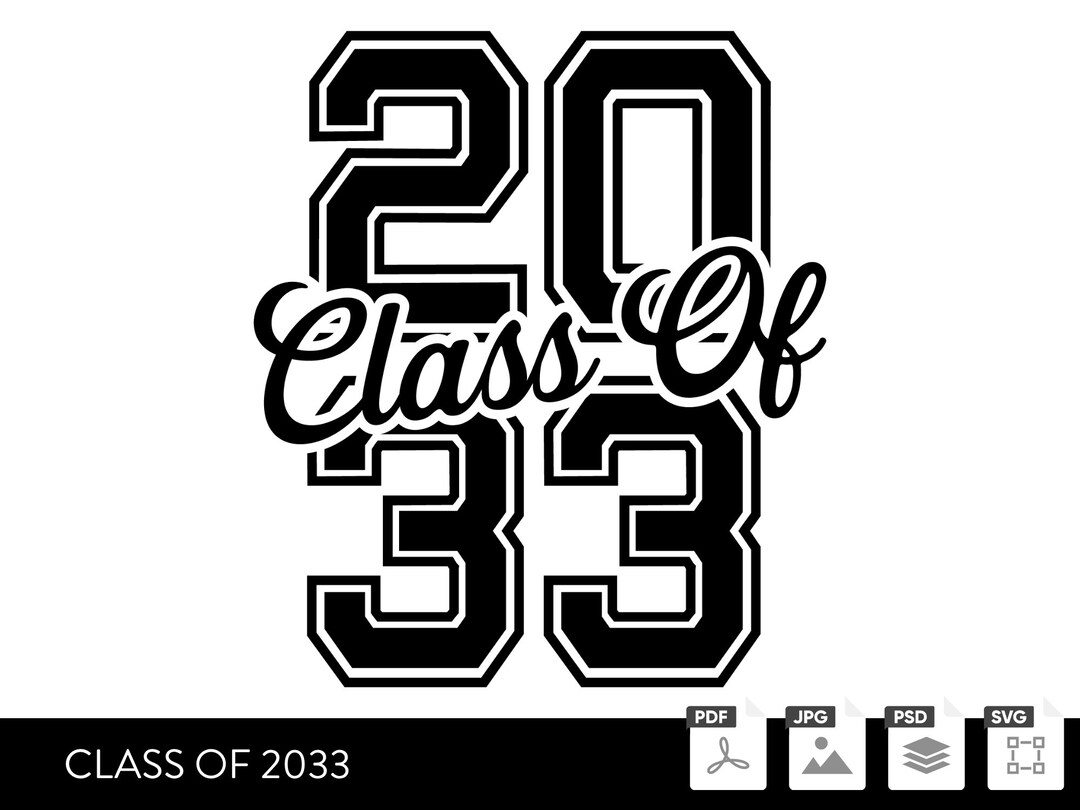 Class of 2033 SVG Grow With Me Shirt Decal, School Memory Shirt, First ...
