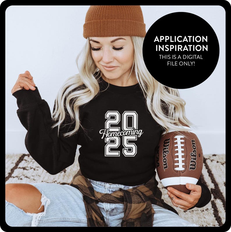 Homecoming 2025 SVG: HOCO Decal, Sign, Stencil (digital Download) - Etsy