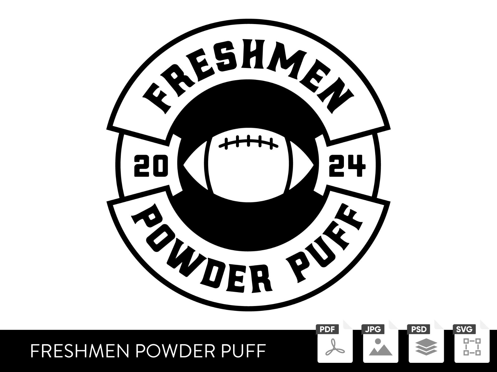 Freshmen Powder Puff Football 2024 SVG DIY Powder Puff Football Shirt ...