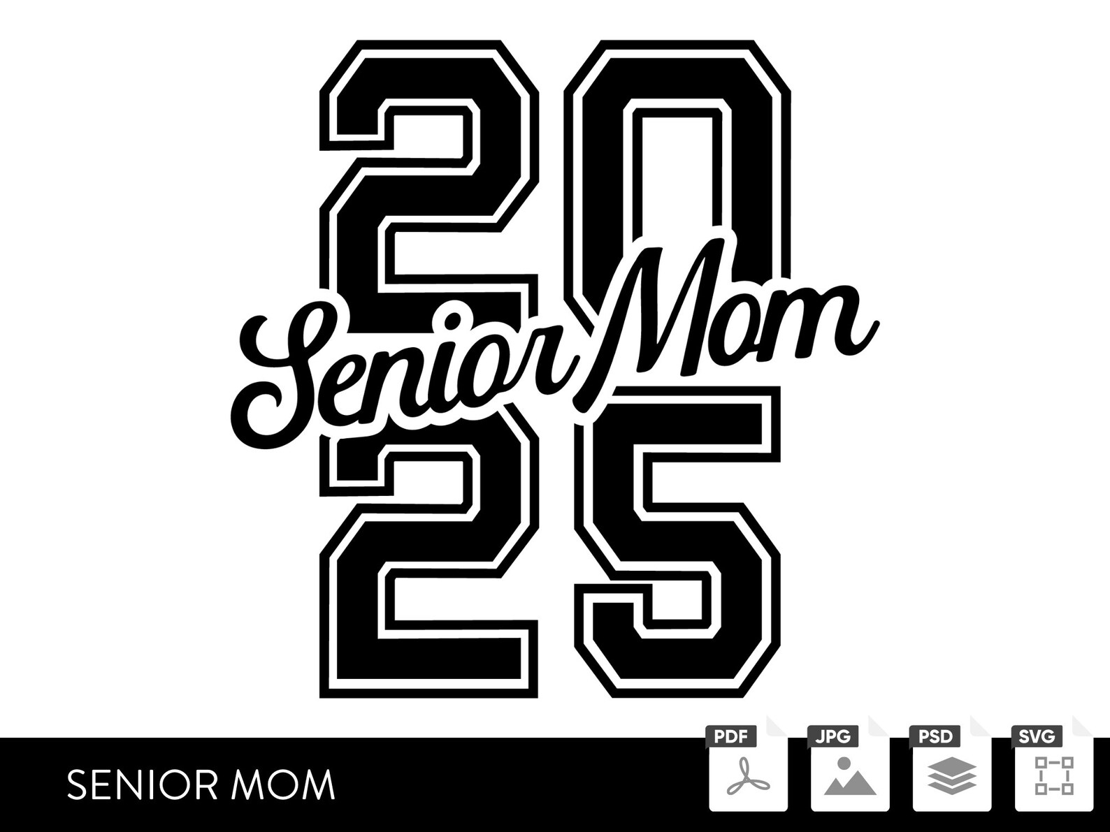 Senior Mom SVG, Senior Mom Shirt, Senior Mom Graduation Day Shirt ...