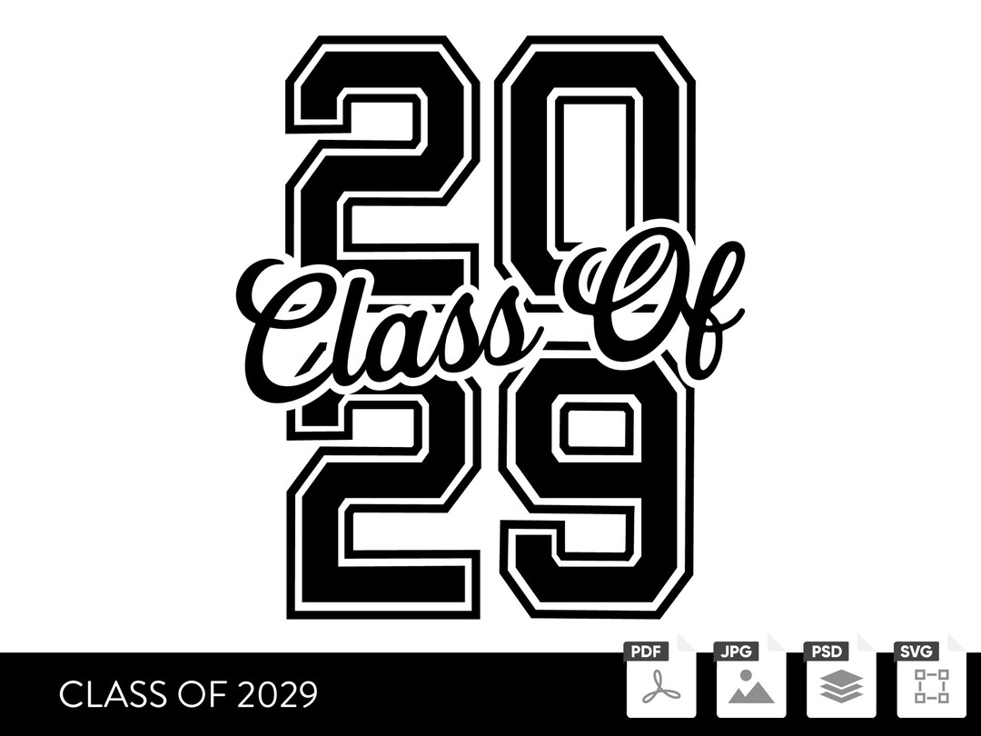 Class of 2029 SVG Back to School, Grow With Me Shirt Decal School ...