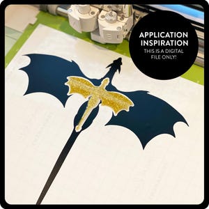 Fourth Wing Dragon Silhouette SVG Bundle (digital Download) - Etsy