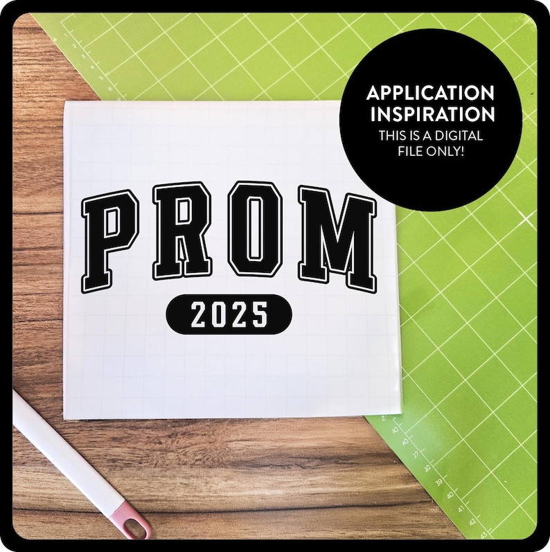 Prom 2025 SVG Clipart DIY Prom Shirt Instant Download Cricut Cut File ...