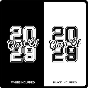 Class of 2029 SVG: Trendy School Spirit Shirt Design (digital Download ...