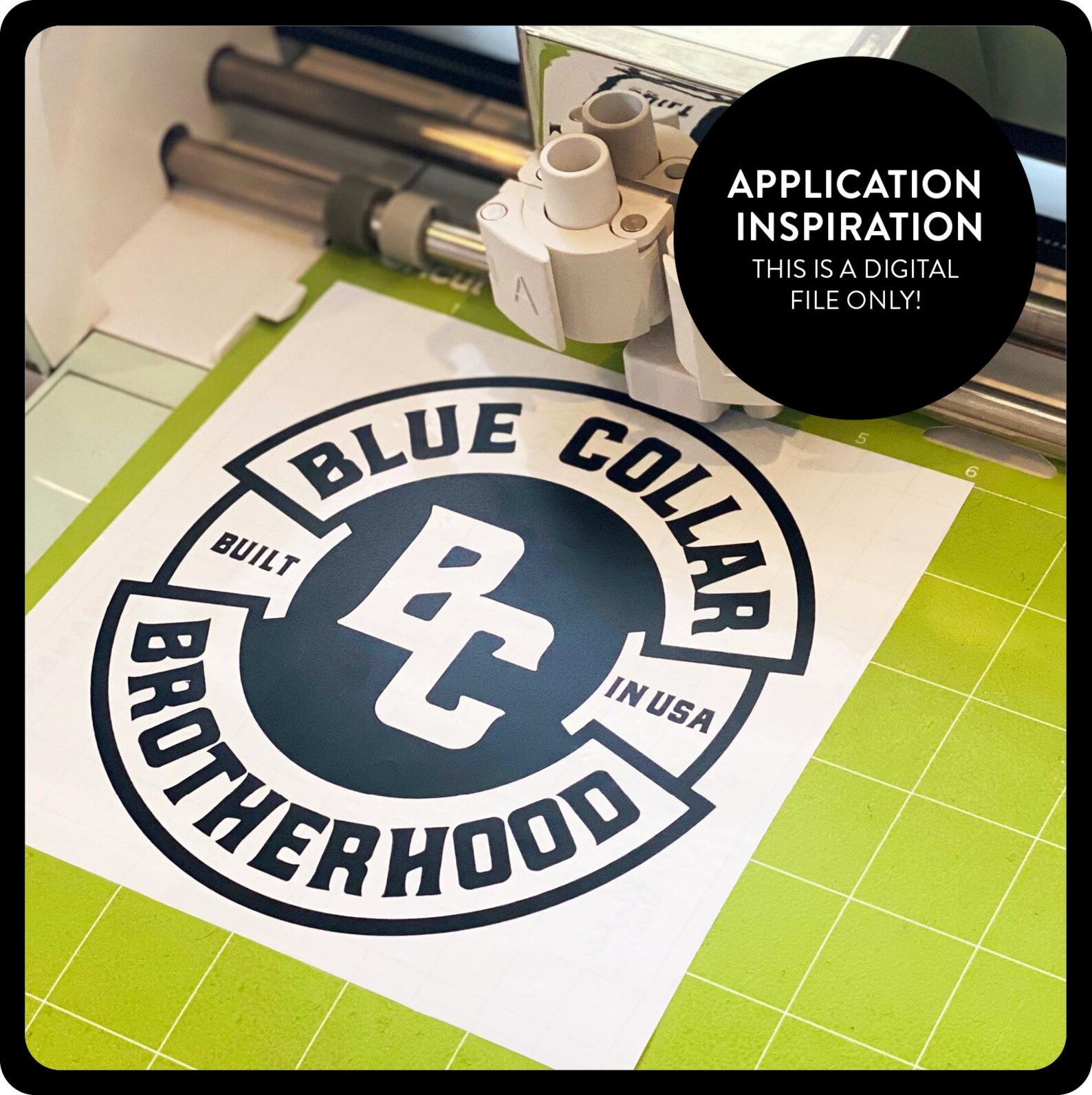 Blue Collar Brotherhood SVG: Union Worker Decal, Toolbox Decal (digital ...