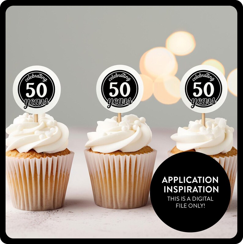 50th Anniversary SVG: Circle Logo Design (digital Download) - Etsy