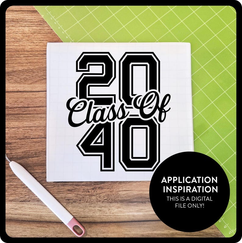 Class of 2040 SVG Grow With Me Shirt Decal School Memory Shirt, First ...