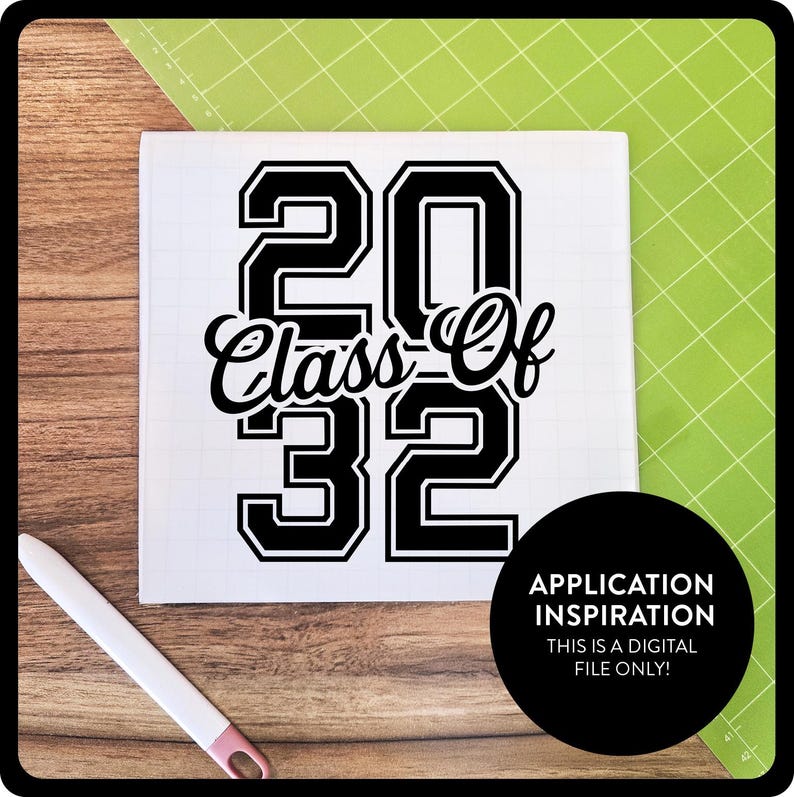 Class of 2032 SVG: School Memory Shirt Decal (digital Download, Cricut ...