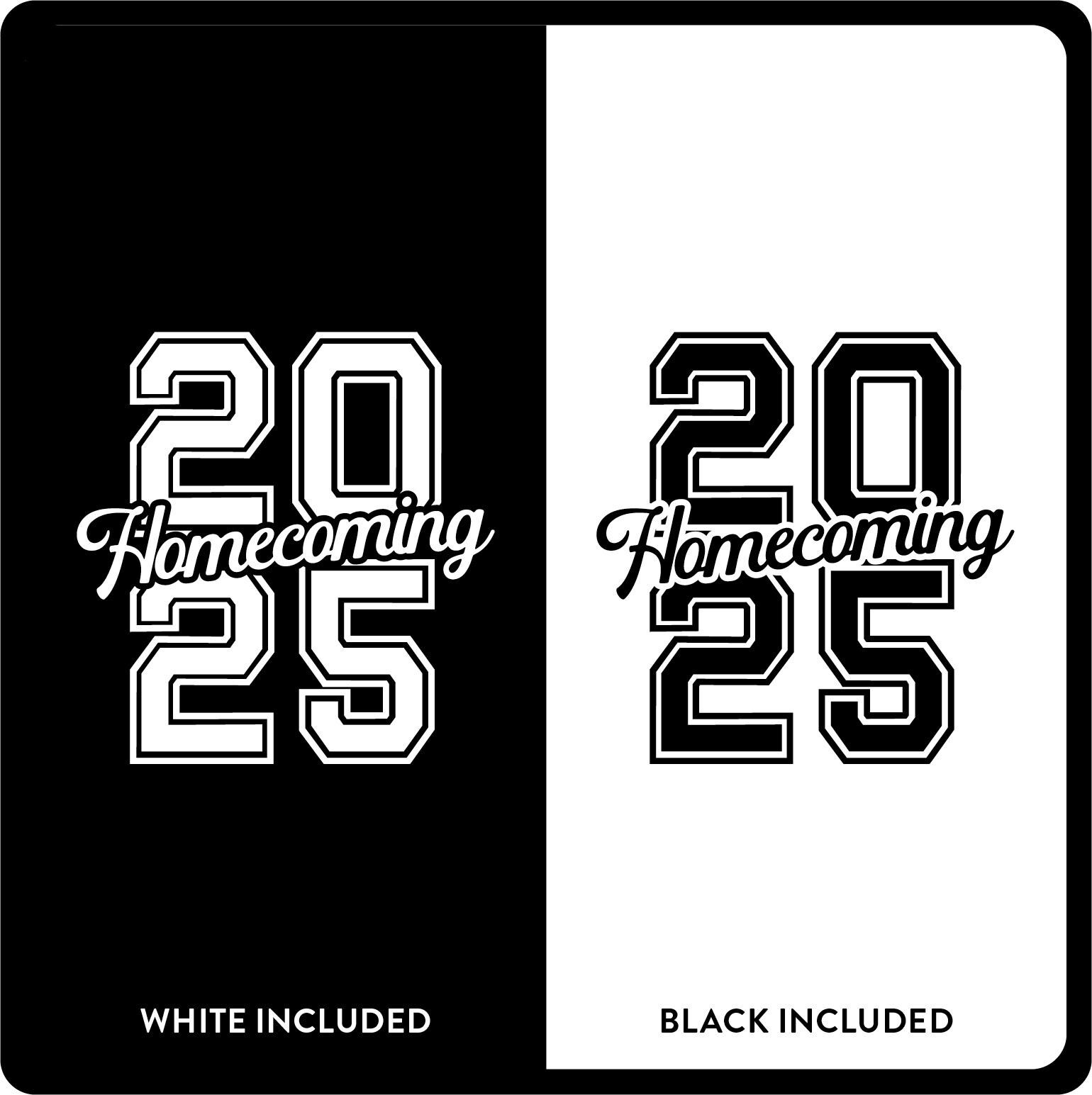 Homecoming 2025 SVG: HOCO Decal, Sign, Stencil (digital Download) - Etsy