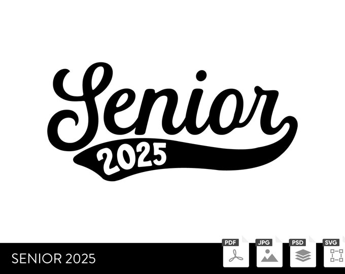 Class of 2025, Senior 2025 Vinyl Car Sticker, Class of 2025 Car Decal ...