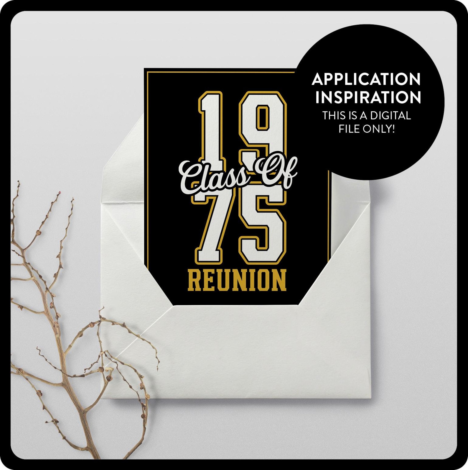 Class of 1975 Reunion SVG Cut File (digital Download) - Etsy