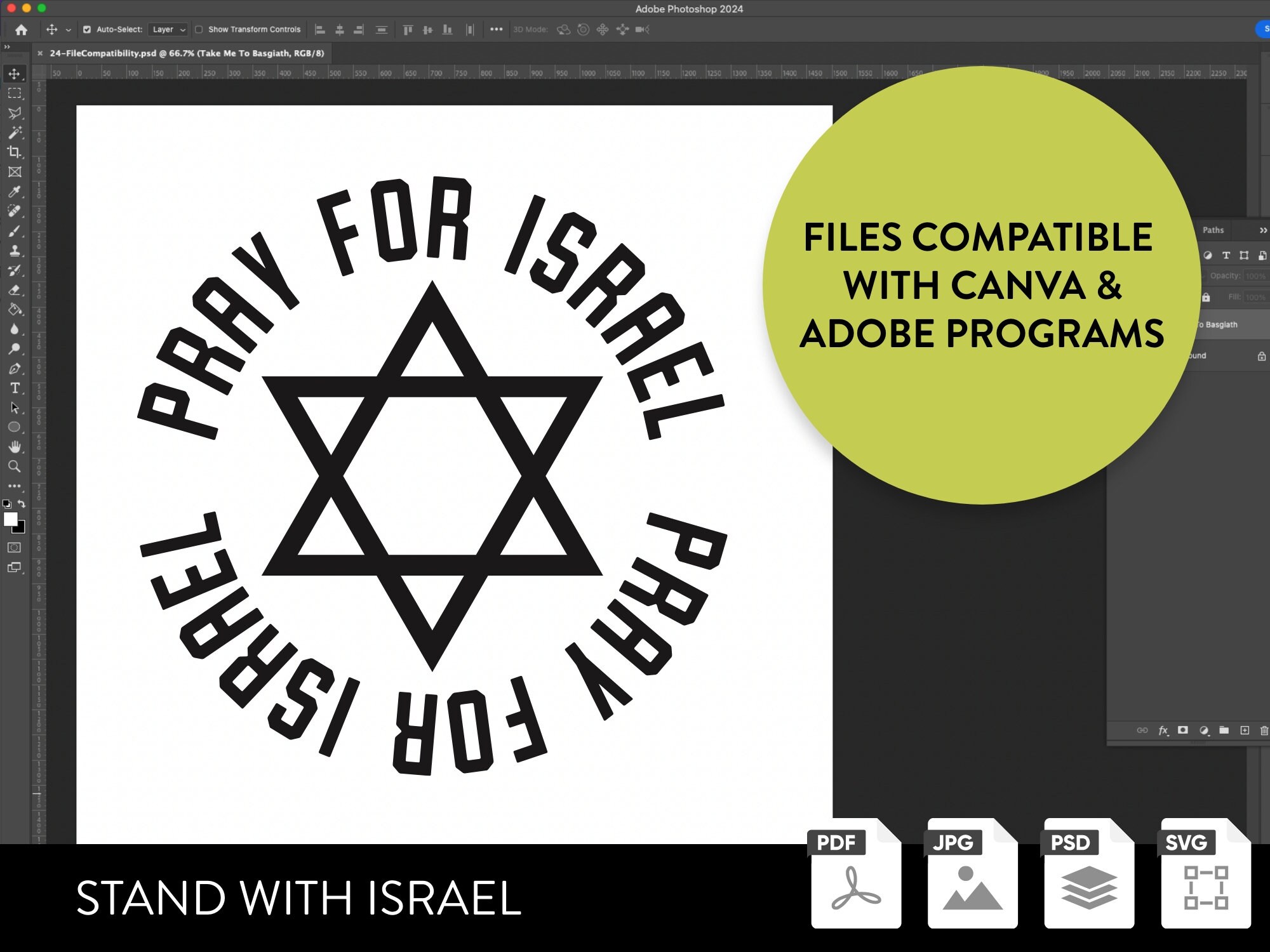 Pray for Israel SVG - Etsy